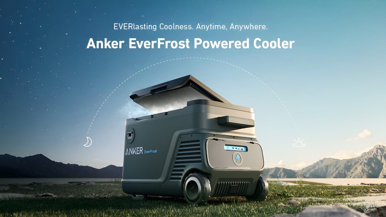 米Anker、取り外し可能バッテリーを搭載し最大42時間4℃をキープできる持ち運び可能なクーラーボックス「EverFrost Powered Cooler」の発売キャンペーンを ...