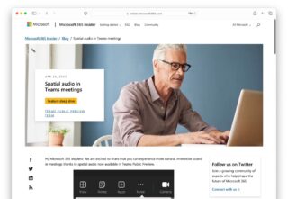 Microsoft、空間オーディオをサポートした「Teams」のPublic Preview版を公開。