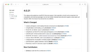 macOS 14 Sonomaでは引き続きPerlとRubyランタイムが同梱されて出荷されるもよう。