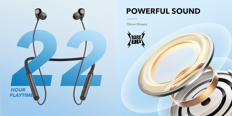 米Anker、フル充電で最大22時間の音楽再生が可能なネックバンドタイプのワイヤレスイヤホン「Soundcore Life U2i」を発売。