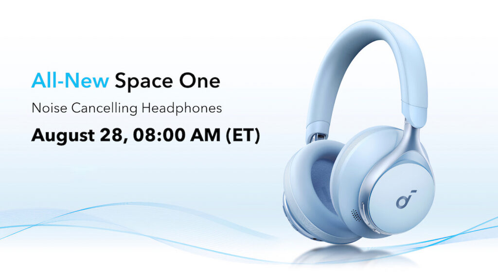 米Anker、ノイズキャンセリング機能を搭載した新しいワイヤレスヘッドホン「Soundcore Space One」を発表。