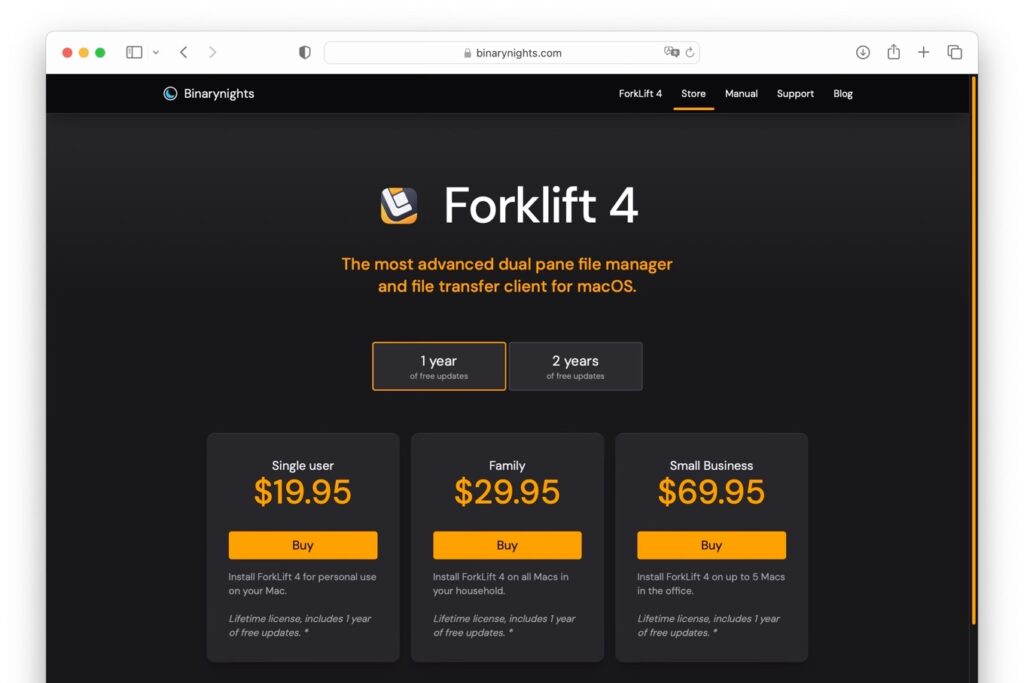 SwiftUIで再設計されたMac用ファイルマネージャー＆FTPクライアント「ForkLift v4.0」が正式にリリース。