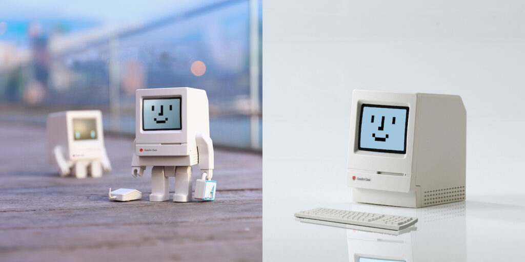 Playsometoys、Happy Macをモチーフとしたフィギュア「Happy Classicbot」のプレオーダーを開始。