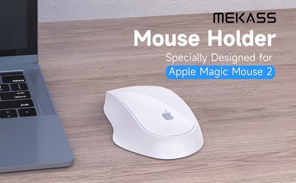 AppleのMagic Mouse 2をエルゴノミック風にできるマウスホルダー「MEKASS Ergonomic Mouse Holder ...