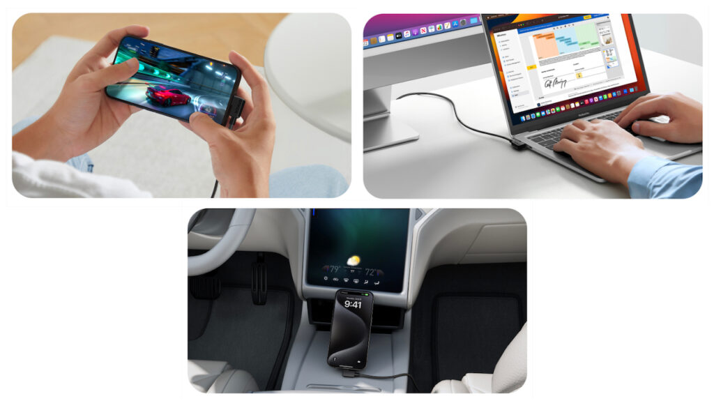 Anker Japan、USB-C端子部分をL字に曲げることで持ち手に干渉せず使える最大240W PD対応のUSB-Cケーブル「Anker USB-C ＆ USB-C ケーブル (L字 ...