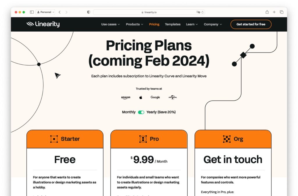 FigmaやAdobe Illustratorファイルの読込みにも対応した、Linearity Curve(旧Vectornator)派生の ...