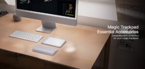 AppleのMagic Trackpadを保護し、持ち手を追加できるシリコンケース「Klearlook Silicone Protective ...