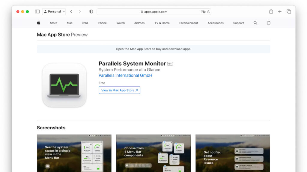 Parallels、メニューバーからMacのCPUやメモリディスク使用率をチェックできるシステムモニタアプリ「Parallels System ...