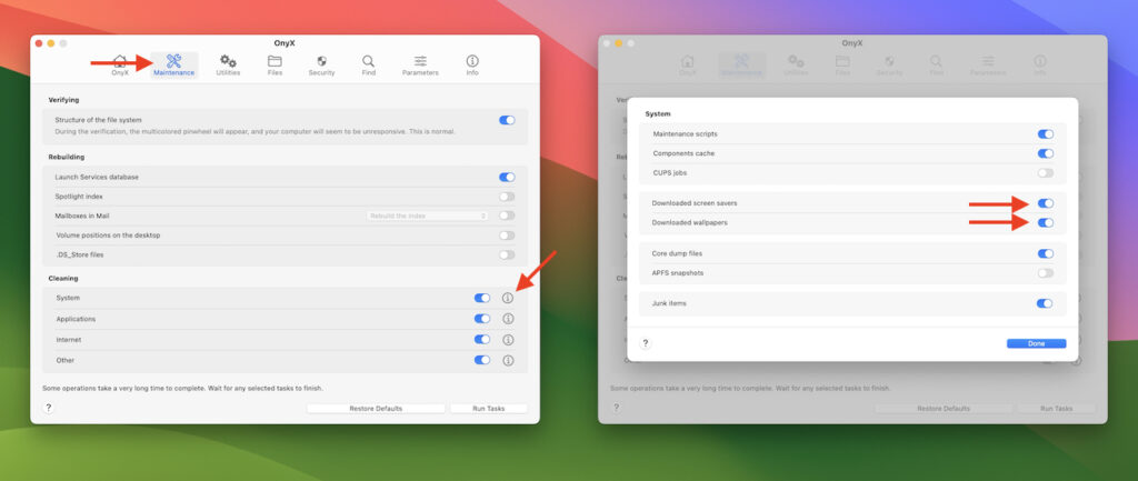 macOS 14 Sonomaで実装されたCaps Lockインジケータの非表示やダウンロードした壁紙の削除機能を追加した「OnyX v4.5 ...