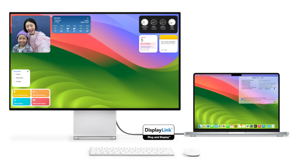 アクリがクラッシュする不具合などを修正しメモリ管理を改善した「DisplayLink Manager for Mac v1.10.1」がリリース。