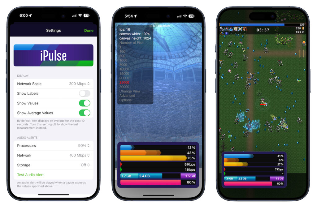 The Iconfactory、CPUやGPU、メモリ使用率を表示してくれるMac用システムモニタアプリ「iPulse」のiPhone/iPad版をリリース。PinP機能を利用し常にシステム ...