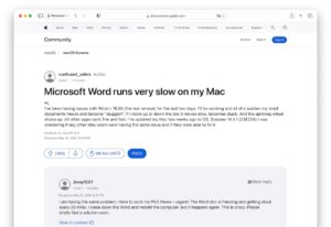 Microsoft、Wordアプリのアップデート後にアプリが反応しなくなる不具合を修正したWord v16.85のHotfixとなる「Word for Mac v16.85.2」をリリース。