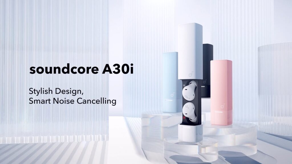 米Anker、軽量なイヤホンとリップスティック型の充電ケースが特徴的なワイヤレスイヤホン「Soundcore A30i」を発売。
