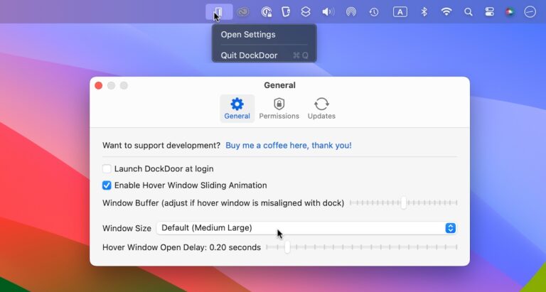 Dockアイコンにマウスホバーするだけでアプリケーションウィンドウのプレビューを表示してくれるオープンソースのMac用Window Previewアプリ「DockDoor」がリリース。