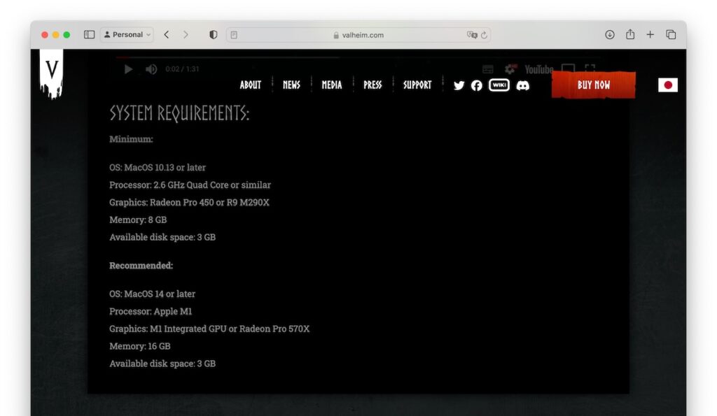 Coffee Stain Studios、オープンワールドのサバイバルクラフトゲーム「Valheim for Mac」を発売。Apple ...