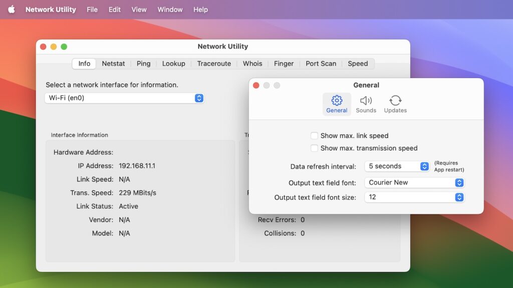 DEVON、AppleがmacOS 11 Big Surで廃止したネットワークユーティリティと同じMacのネットワーク情報の表示や ...