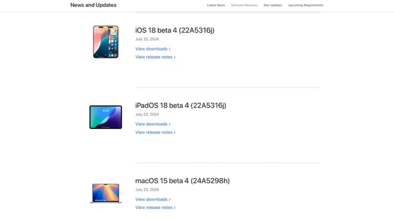 Apple、開発者向けにmacOS 15 SequoiaやiOS/iPadOS 18、visionOS 2のBeta 4を公開。iPhoneの ...