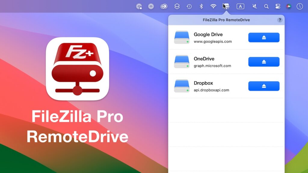 FileZilla、AppleのFile Provider APIを利用しFTP/SFTPやAmazon S3、Google Drive ...