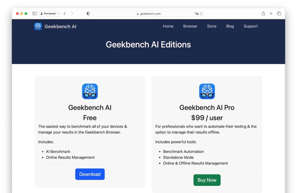 Primate Labs、WindowsやMac、Linux、iOS、Androidに対応した機械学習ベンチマークアプリ「Geekbench ...