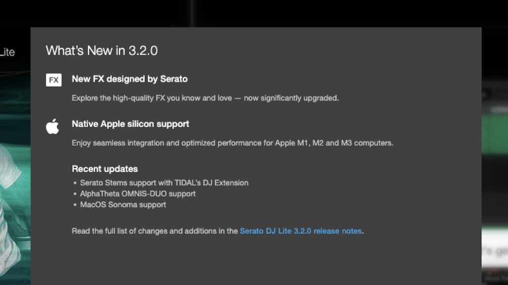 Serato、Apple SiliconをネイティブをサポートしたDJコントローラーアプリ「Serato DJ Pro/Lite v3.2.0」をリリース。