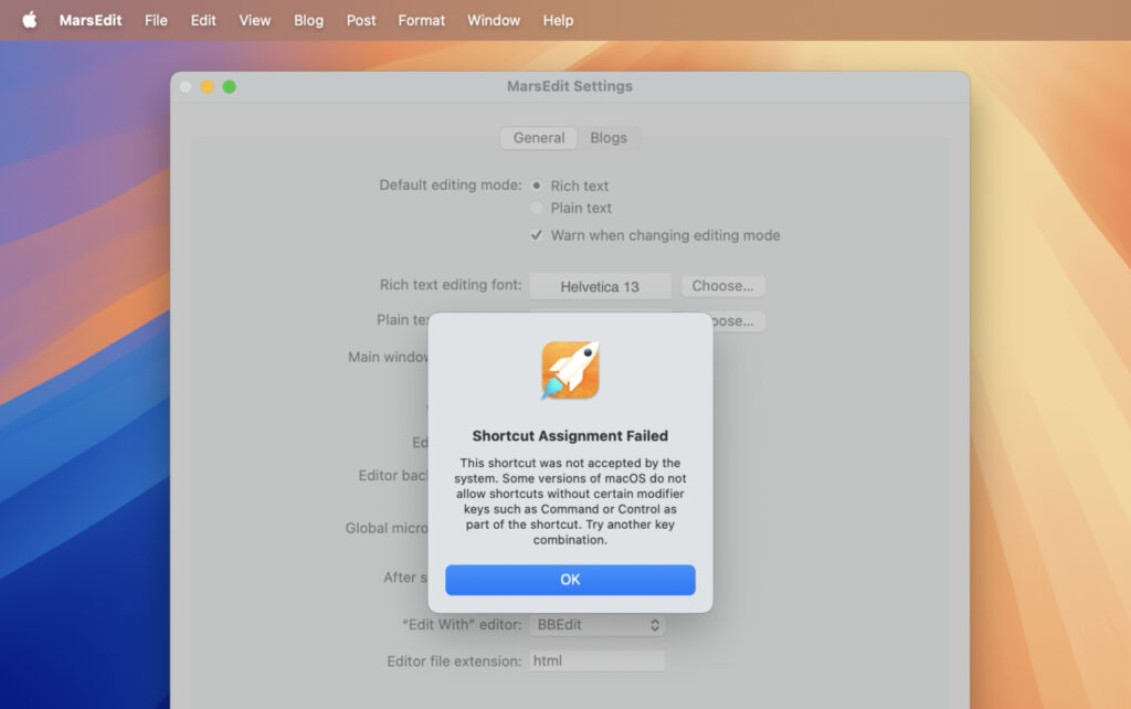 Red Sweater、WordPress対応のMac用ブログエディタ「MarsEdit v5.2.6」をリリース。macOS 15 SequoiaでOption+文字キーを使用した ...