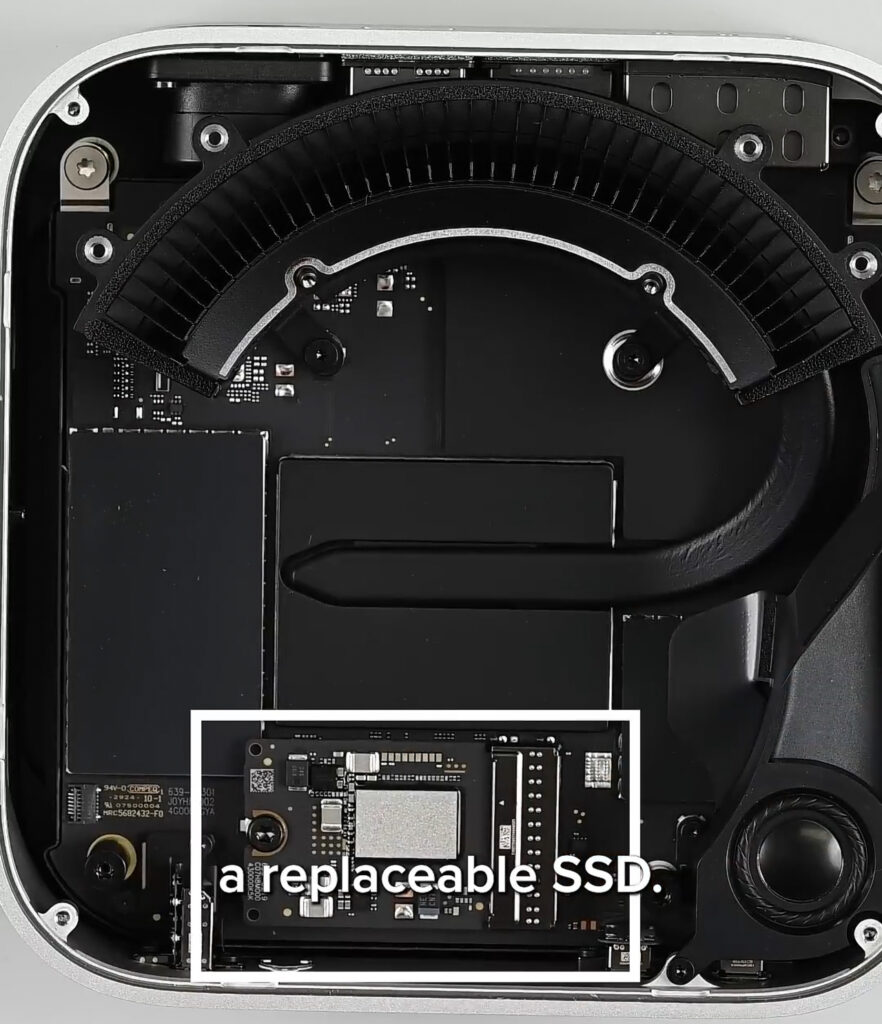 iFixit、Apple M4チップを搭載したMac mini (2024)のSSDがアップグレード出来ることを確認。 | AAPL Ch.