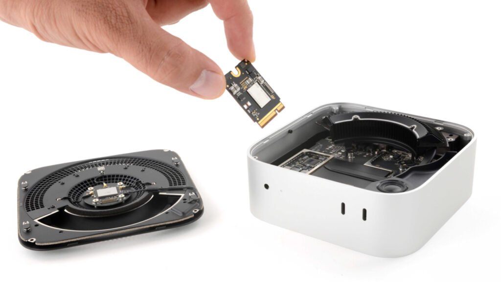 iFixit、Apple M4/M4 Proチップを搭載した「Mac mini (2024)」の分解レポートを公開。ストレージはアップグレード可能で、分解の際は底面の電源ボタン周りに注意 ...