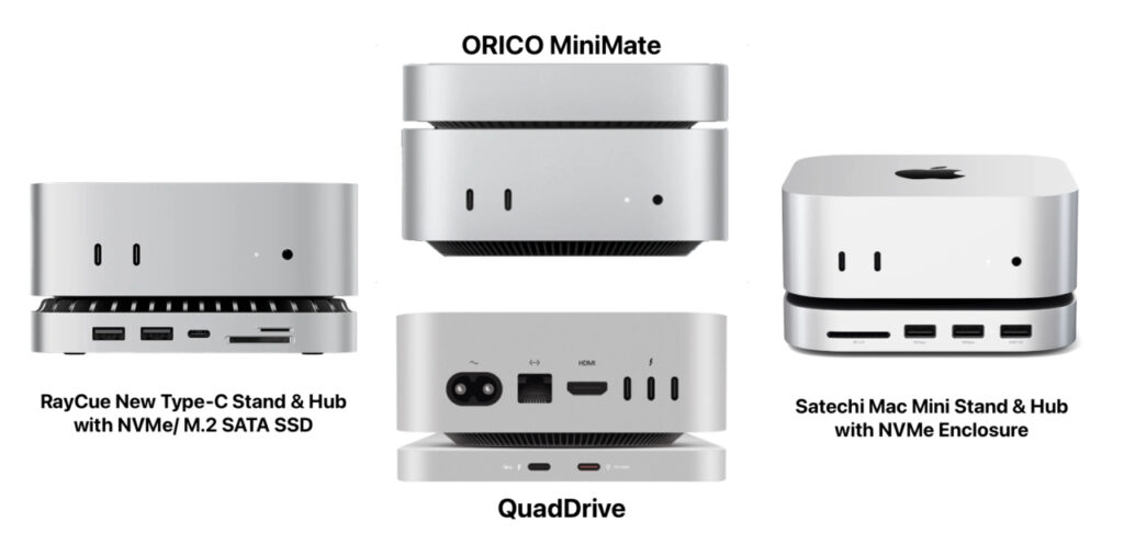 Mac mini (2024)にUSB-A/-CやmicroSD/SDカードリーダー、HDMI、SSDを増設できるUSB-Cハブ「RayCue ...