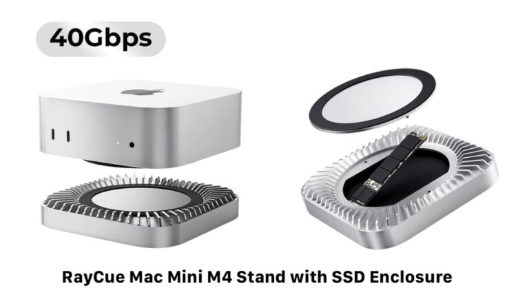 RayCue、最大データ転送速度40GbpsのMac mini (2024)用SSDエンクロージャー「RayCue Mac Mini M4 Stand with SSD Enclosure」を ...