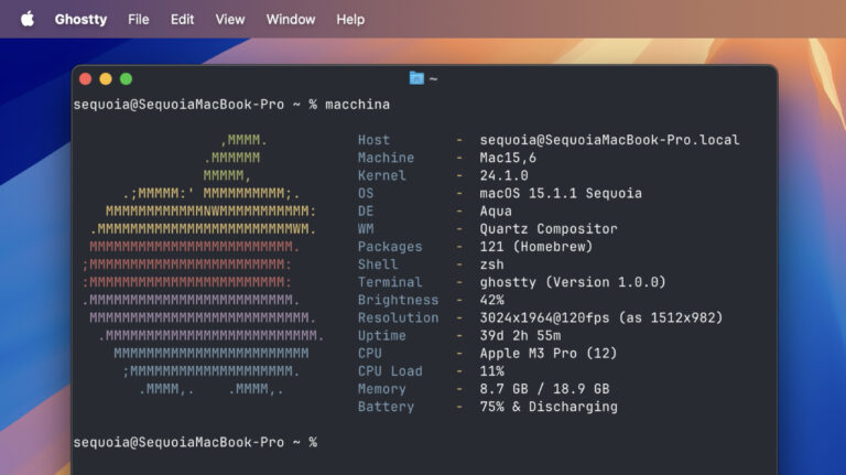 開発が終了したneofetchに代わるシステム情報表示ツール「fastfetch」を使ってみた。 | AAPL Ch.