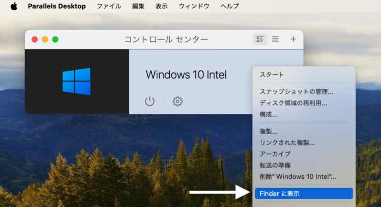 Parallels Desktop for Mac v20.2を利用し、Intel Macで作成したWindows 10 (x86_64)仮想 ...