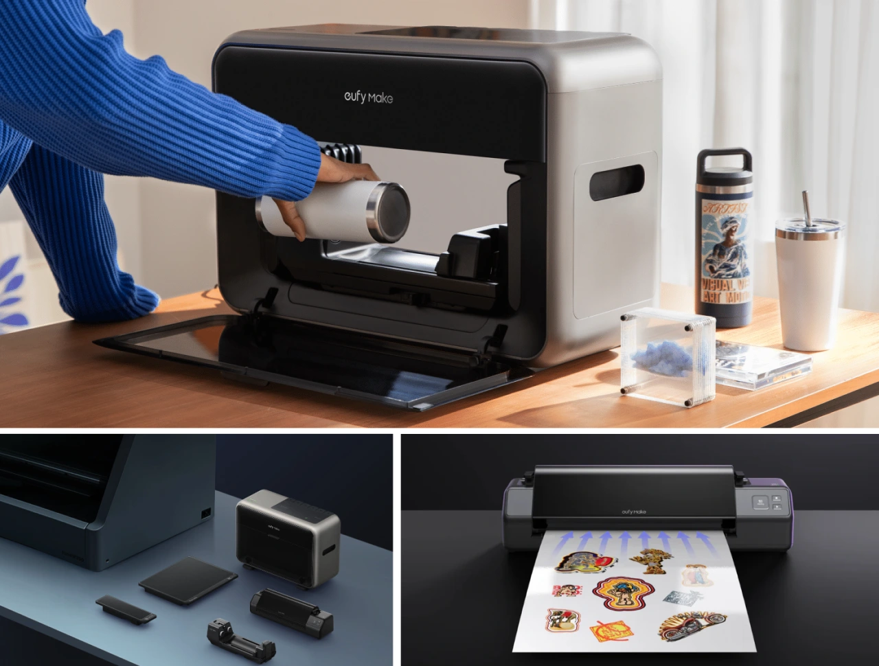 米Anker、最大5mmの3Dテクスチャ印刷に対応した世界初のパーソナルUVプリンター「eufyMake E1」の発売キャンペーンをクラウド ...