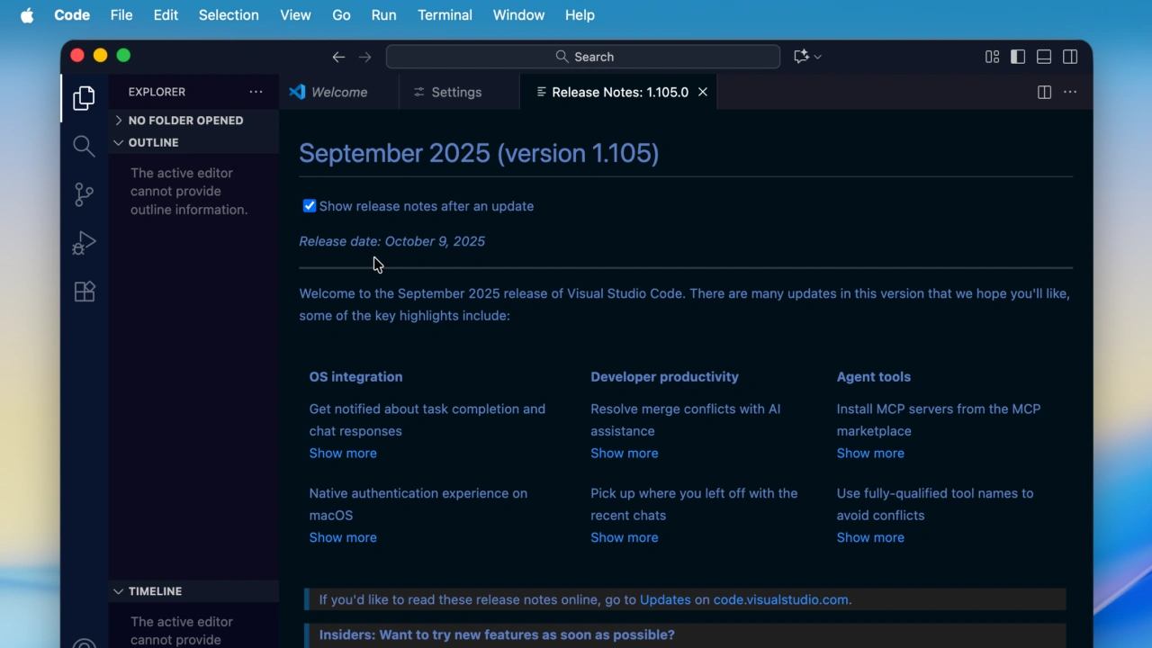 macOS 26 TahoeでWindowServerがGPU使用率を上昇させてしまう不具合を修正した「VS Code v1.105」が ...